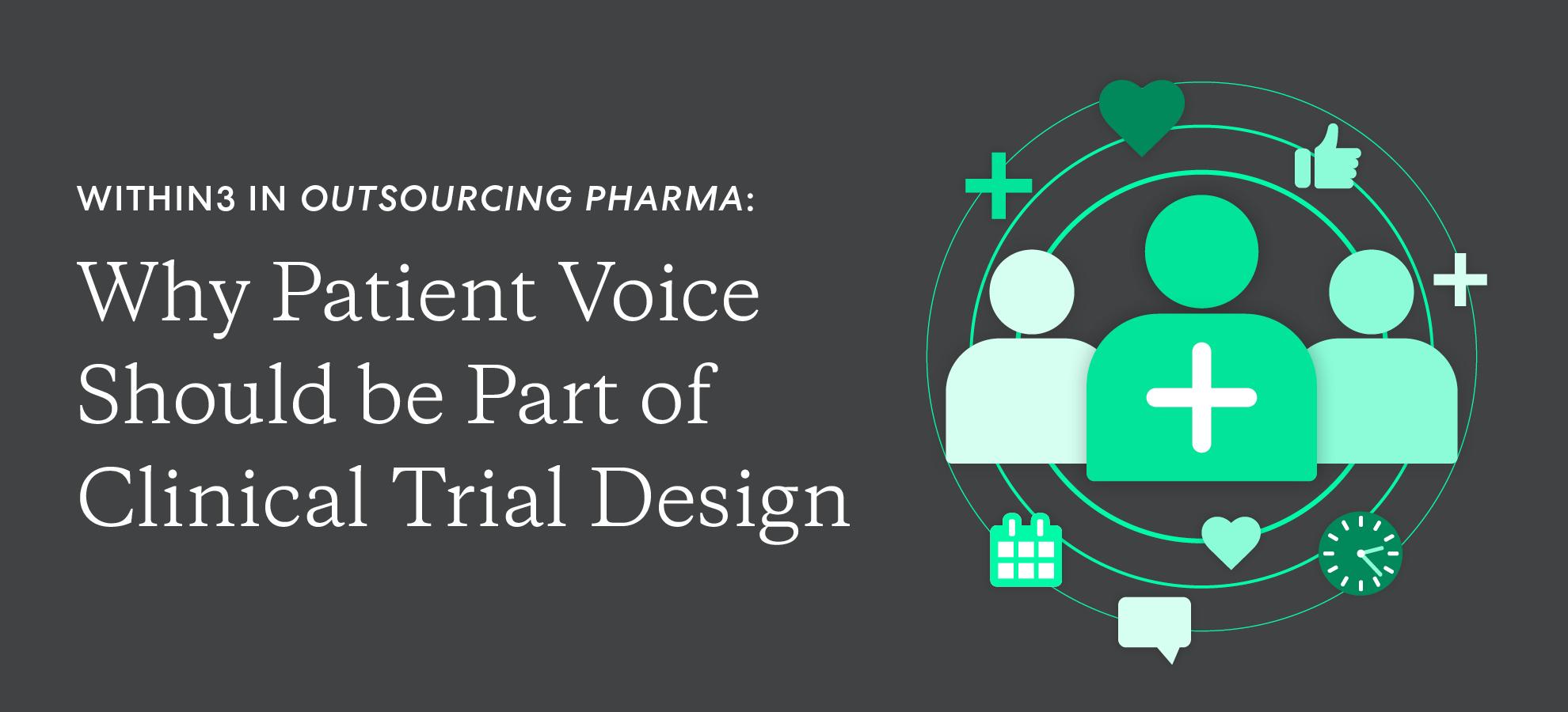 The patient voice in clinical trials | Within3